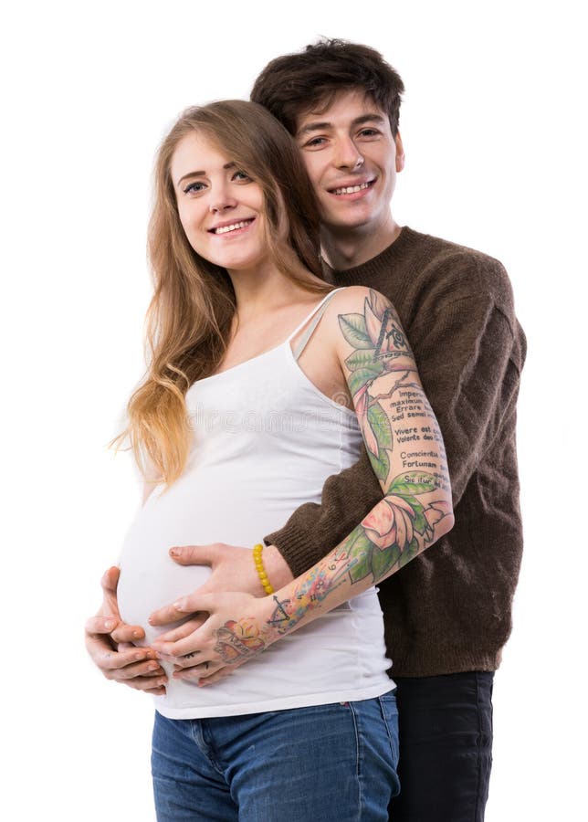 Couple expecting baby stock image. Image of motherhood - 47399819