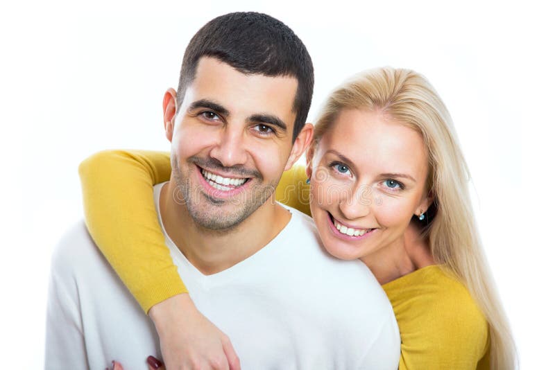 Happy smiling couple stock image. Image of happy, female - 31160455