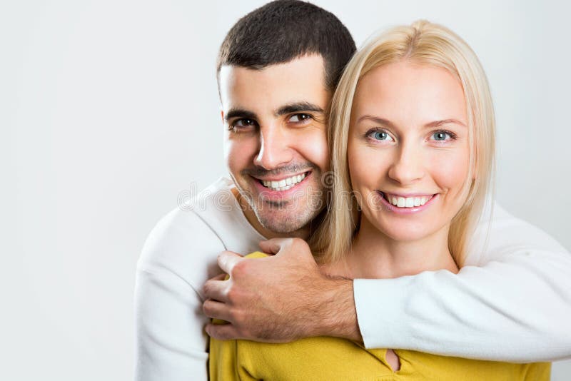 Happy smiling couple stock photo. Image of beautiful - 22782508