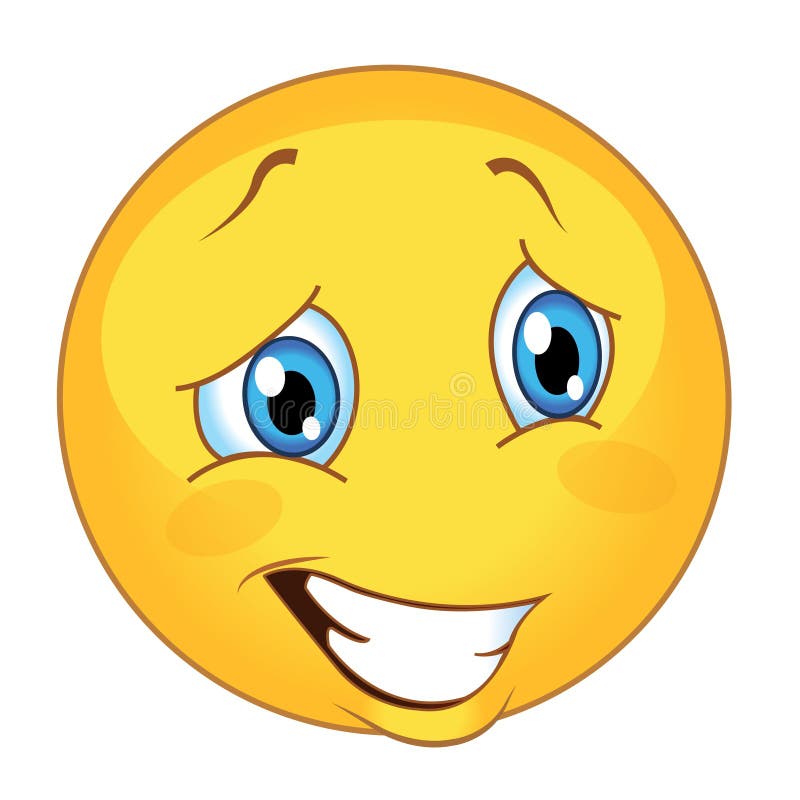 Emoticon Vector. Cute Smiling Emoji Vector Illustration Stock Vector ...