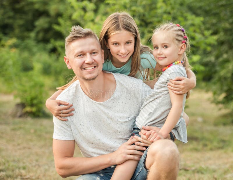 Happy smiling family stock photo. Image of pretty, generation - 130491916