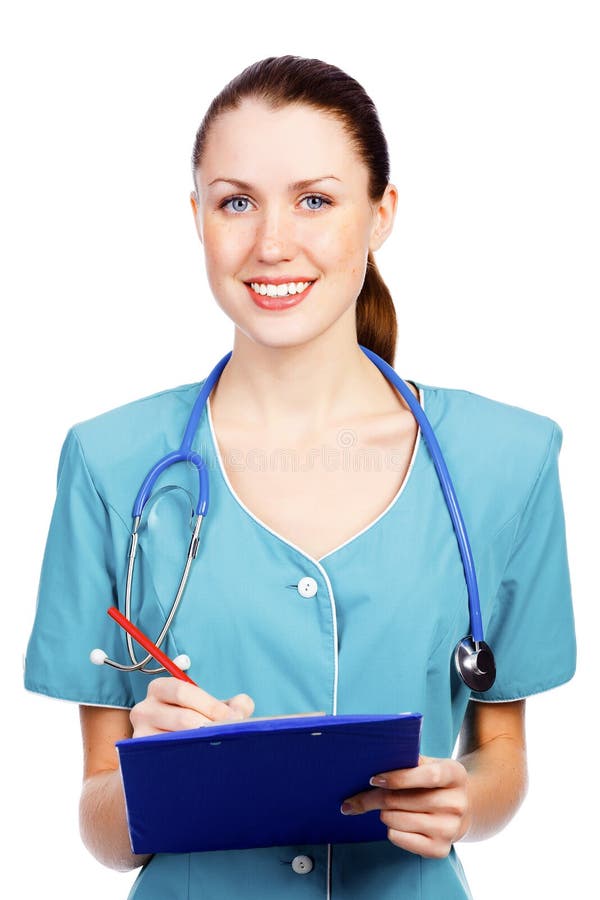 Smiling Female Medical Doctor Stock Photo - Image of care, hall: 23750736