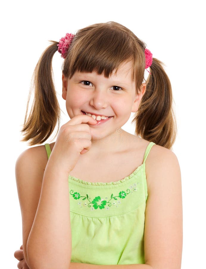 Happy smiling girl stock image. Image of smiling, healthy - 25097593