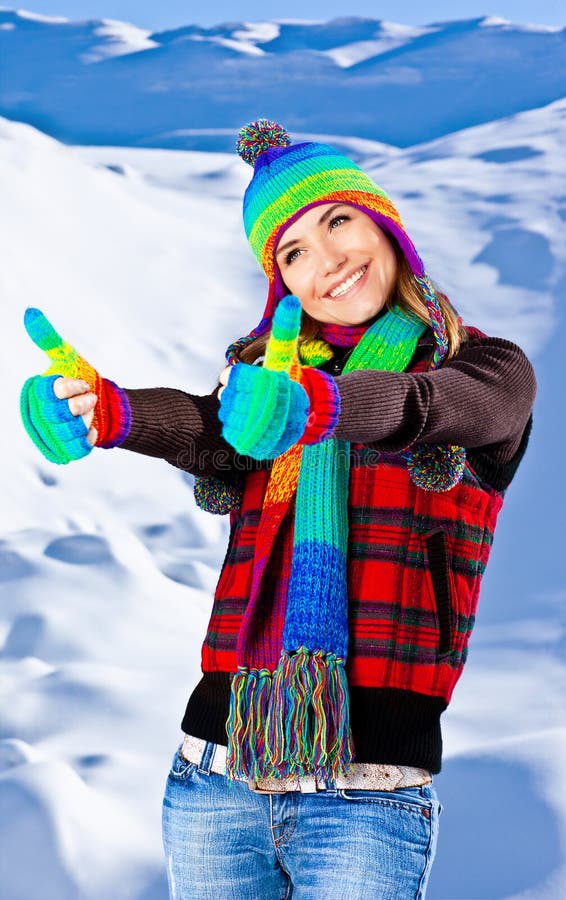 Happy Smiling Girl Portrait, Winter Fun Outdoor Stock Photo - Image of ... Happy Smiling Girl Portrait, Winter Fun Outdoor Stock Photo - Image of ...