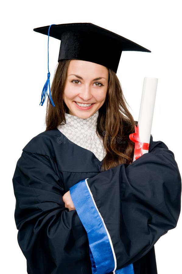 Beautiful Smiley Graduate Student Woman Stock Photos - Free & Royalty ...