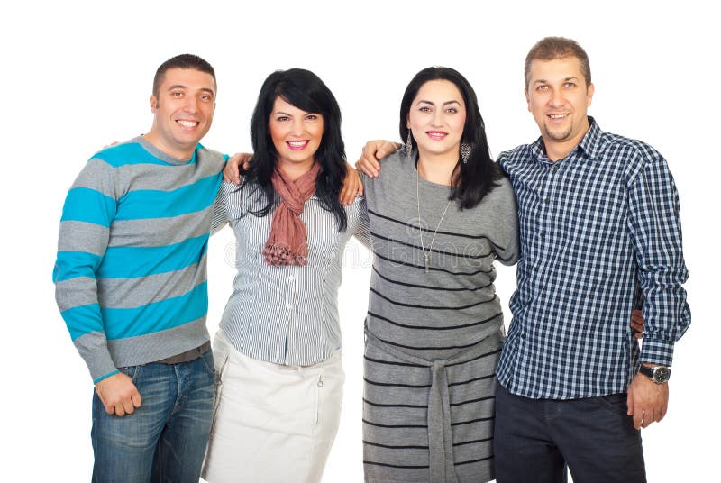 Group of Friends with Blank Signs Stock Image - Image of blank, friends ...