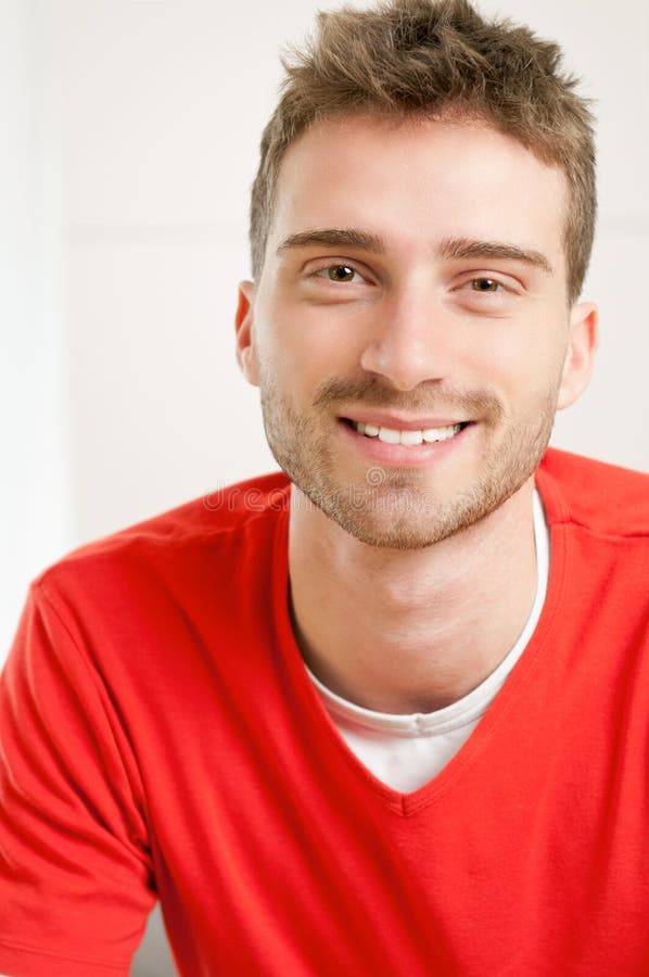 Happy smiling guy stock image. Image of happy, smiling - 19717423
