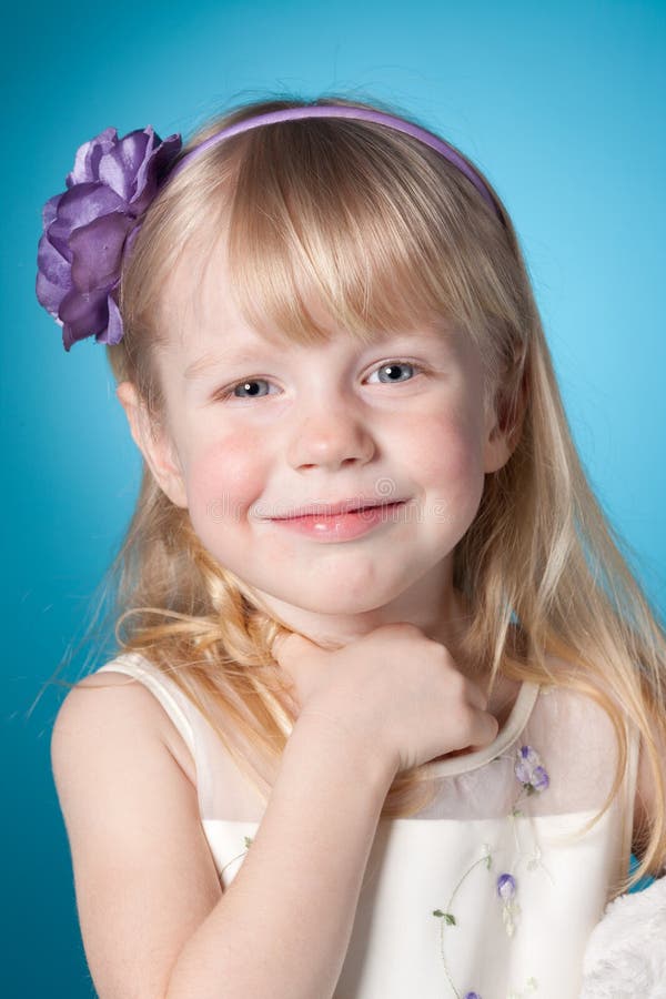 Happy smiling little girl stock photo. Image of eyes - 19045892
