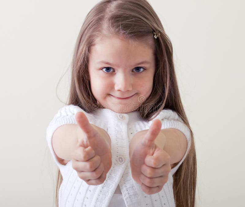 Little girl stock image. Image of childhood, girl, positive - 26294711