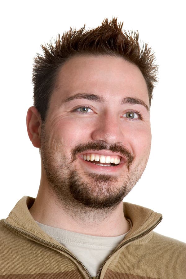 Happy Smiling Man stock image. Image of person, white - 2794879