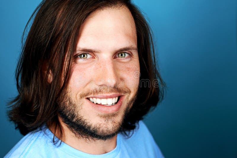 Happy smiling man stock photo. Image of happiness, hairstyle - 33714636