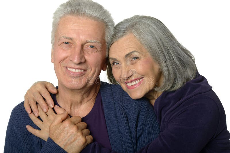 Happy old couple smiling stock image. Image of romantic - 75860825