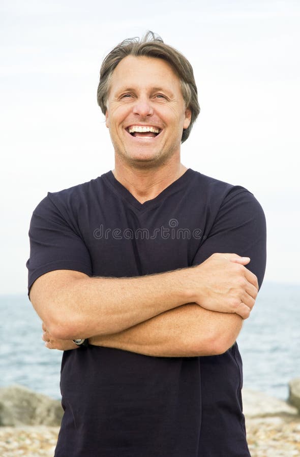 Happy smiling outdoor man stock image. Image of outdoors - 15632277