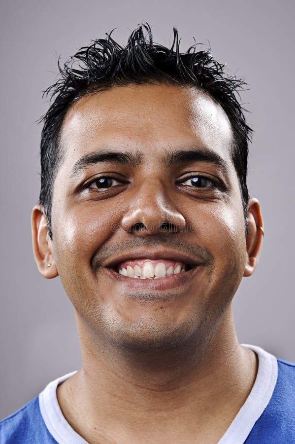 Happy smiling portrait stock image. Image of eyes, indian - 16655041