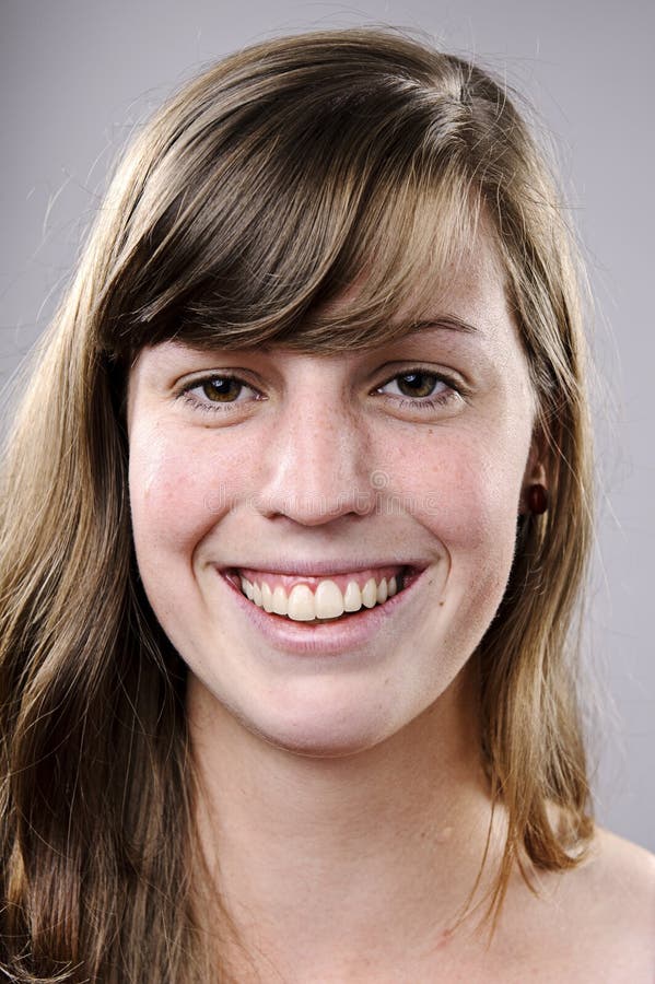 Happy smiling portrait stock photo. Image of normal, white - 16655266