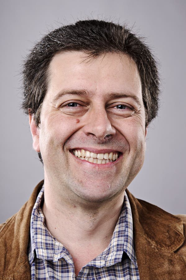 Happy smiling portrait stock photo. Image of single, studio - 16656624