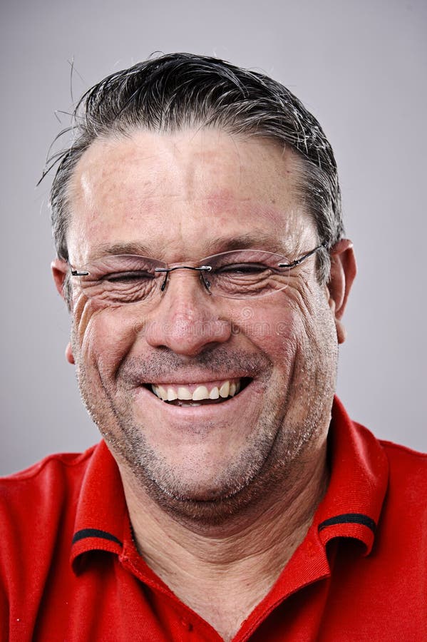 Happy smiling portrait stock photo. Image of hair, aged - 16656770