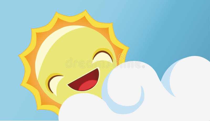Smiling Sun stock vector. Illustration of smiling, awake - 25583298