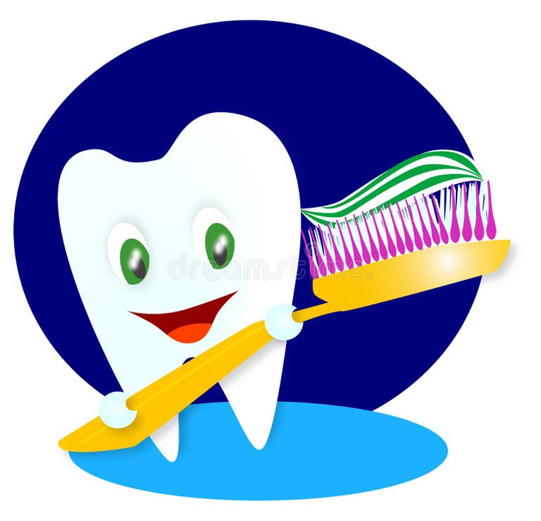 Happy Smiling Tooth Cartoon Illustration Stock Illustrations – 4,565 ...