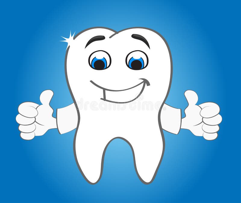 Happy smiling tooth stock vector. Illustration of tooth - 22965321