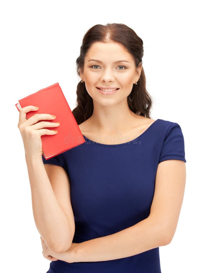 Teen girl with books stock image. Image of clipping, beautiful - 14703093