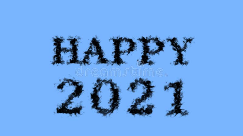 2021 Smoke Text Effect White Isolated Background Stock Video - Video of isolated, special: 195459807