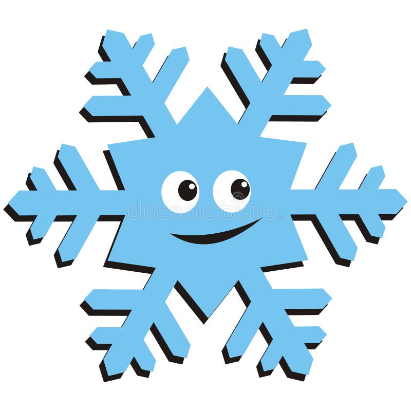 Happy snowflake stock vector. Illustration of design - 48376809