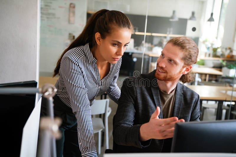 Advanced Programmer Working with Computer Build Smart City Network Control System with ...