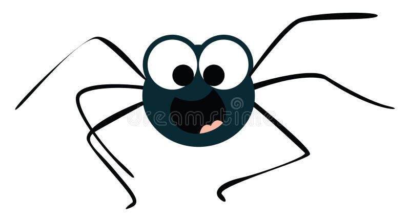 Spider web illustration stock illustration. Illustration of sticky ...