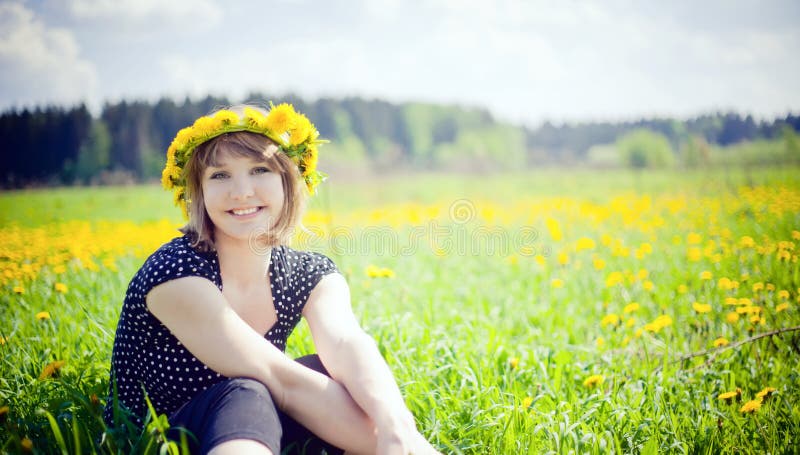 Happy spring stock photo. Image of background, cute, childhood - 22226238