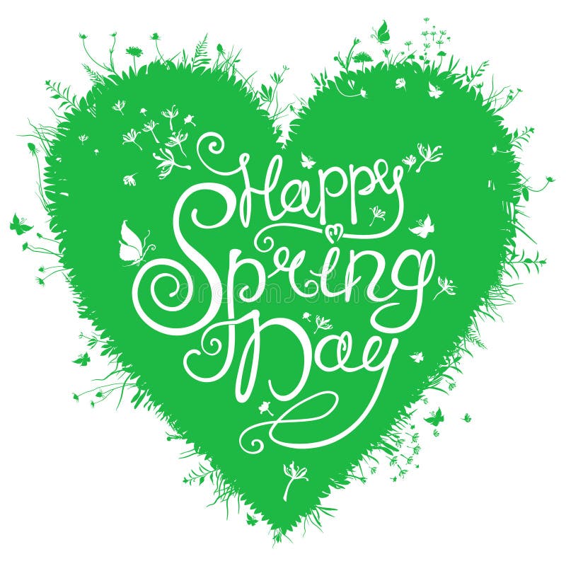 Happy Birthday Spring Flower Wreath Greeting Card Stock Vector ...