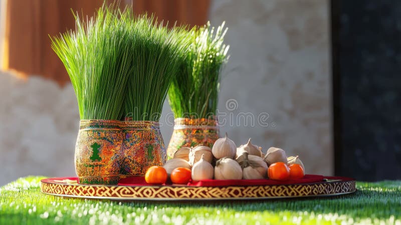 The Happy Spring Festival Nowruz Stock Image - Image of vibrant, unity ...