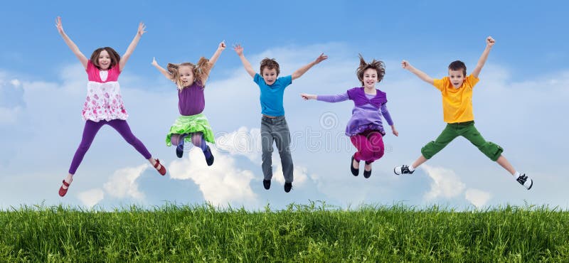 Happy spring jump stock image. Image of leap, freedom - 24777145