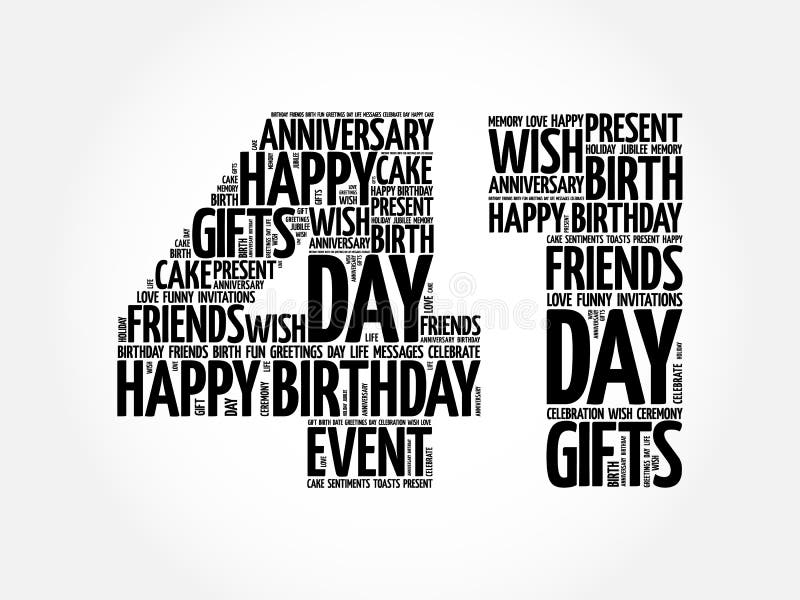 Happy 41st Birthday Stock Illustrations – 327 Happy 41st Birthday Stock ...