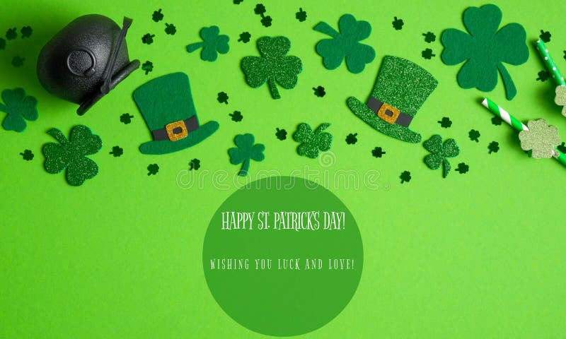 Happy St. Patrick S Day Rectangular Postcard, Flyer, Greeting Card ...