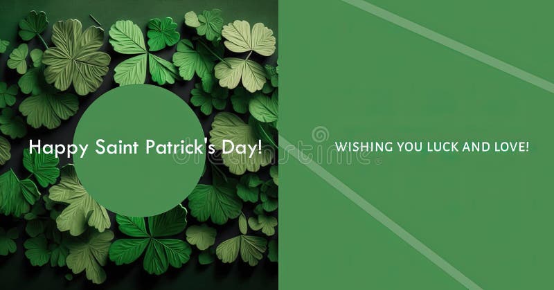 Happy St. Patrick S Day Rectangular Postcard, Flyer, Greeting Card ...