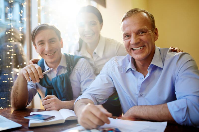 Happy staff stock image. Image of colleagues, business - 85345465