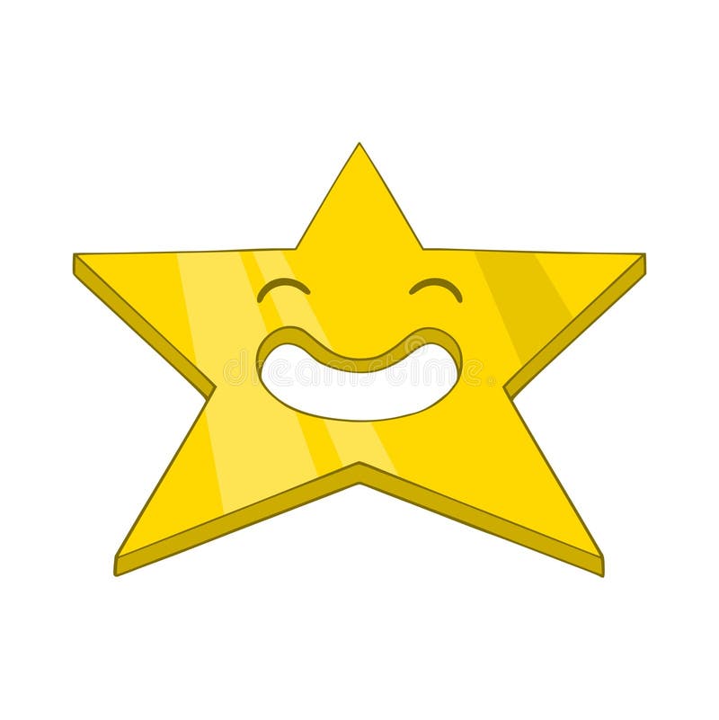 Happy star cartoon stock vector. Illustration of representing - 55697710