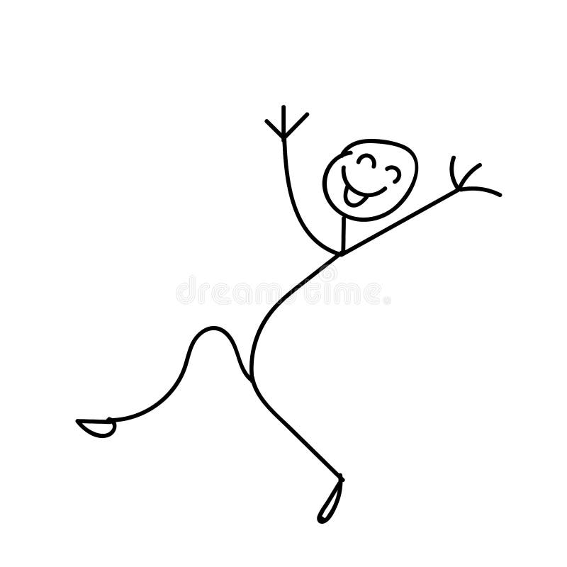Stickman Smiling Face Stock Illustrations – 94 Stickman Smiling Face ...