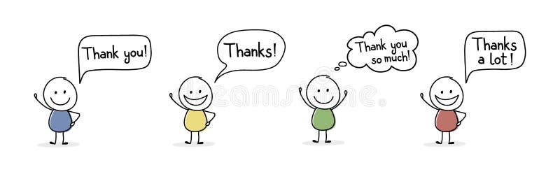 Thank You Stick Figure Stock Illustrations – 32 Thank You Stick Figure ...