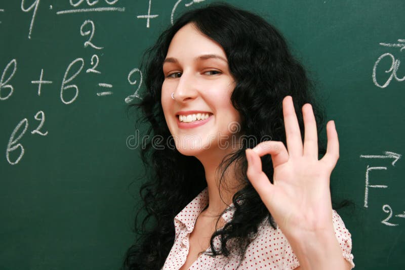 Happy student stock photo. Image of math, class, formula - 11956050