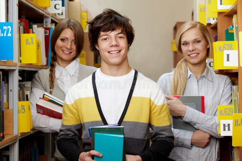 Smart student stock image. Image of keen, lifestyle, busy - 17021067