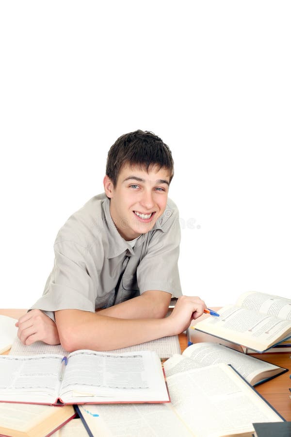 Happy Student stock image. Image of happy, laptop, pupil - 28251341
