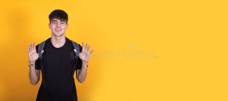 Happy Student Studying Mathematics Stock Image - Image of smiling ...