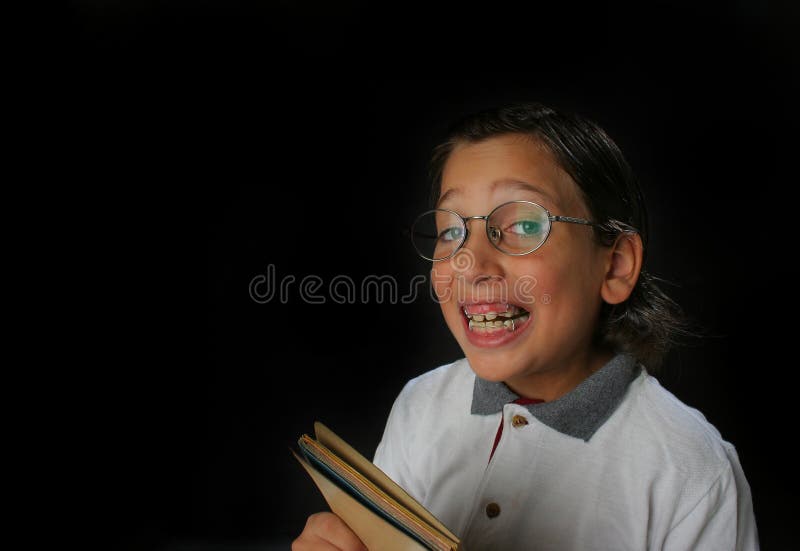 Happy student boy stock image. Image of good, glasses, smile - 597617