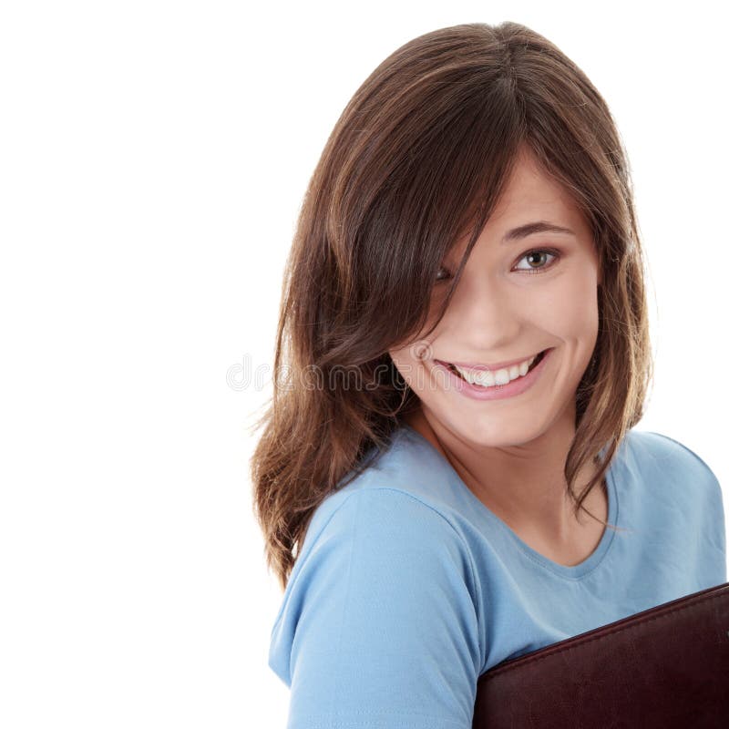 Happy student girl stock image. Image of model, expression - 16627041