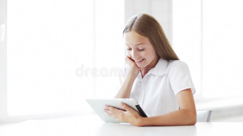 Happy Student Working with Laptop Stock Footage - Video of learning ...