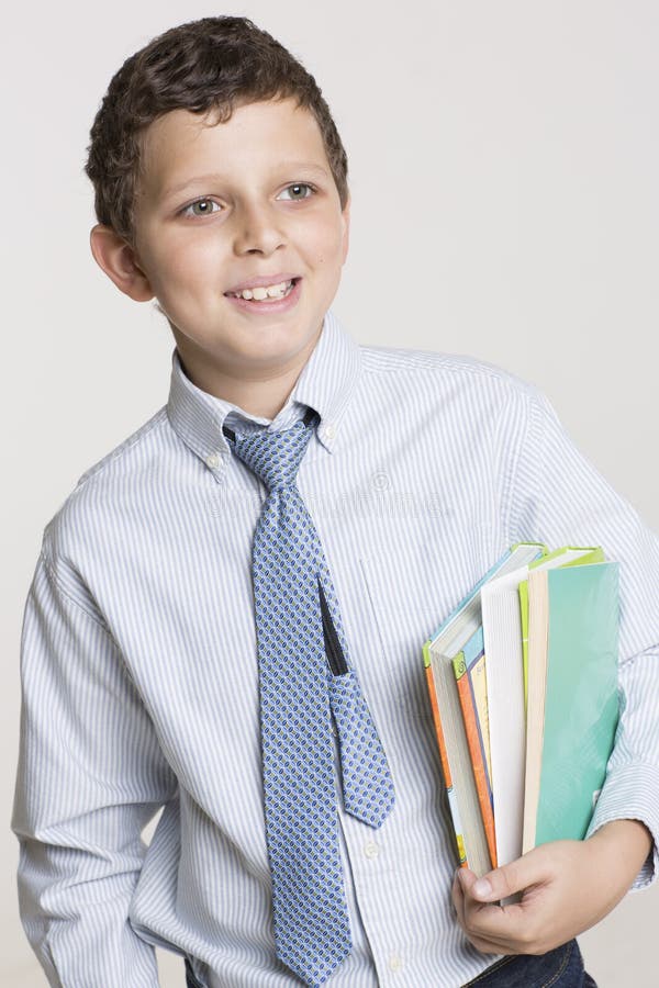 Happy Student Ready for School Stock Image - Image of school ...