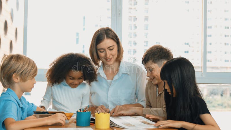 Happy Student and Smart Teacher Drawing and Coloring by Using Marker ...