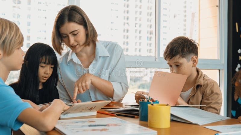 Happy Student and Smart Teacher Drawing and Coloring by Using Marker ...
